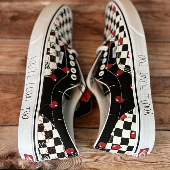 Vans | Shoes | Vans X It House Of Terror Pennywise Horror Movie Check ...
